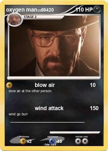 Pokémon oxygen man 1 1 - blow air - My Pokemon Card