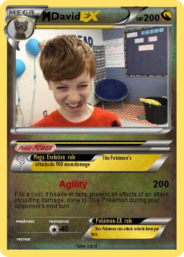Pokémon David 1897 1897 - Agility - My Pokemon Card