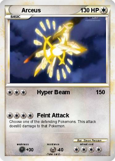 Pokémon Arceus 9197 9197 - Hyper Beam - My Pokemon Card
