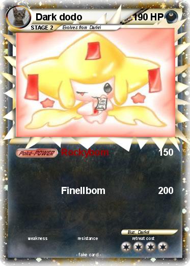 Pokémon Dark dodo - Rockybom - My Pokemon Card