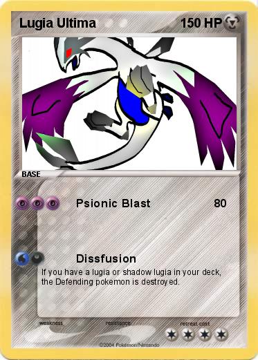 Pokémon Lugia Ultima - Psionic Blast - My Pokemon Card