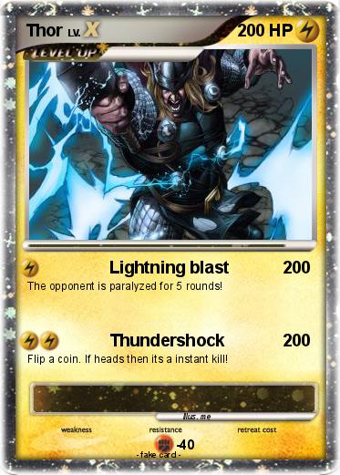 Pokémon Thor 537 537 - Lightning blast - My Pokemon Card