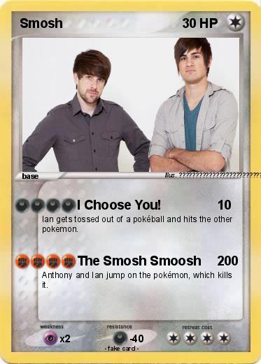 Pokémon Smosh 698 698 - I Choose You! - My Pokemon Card