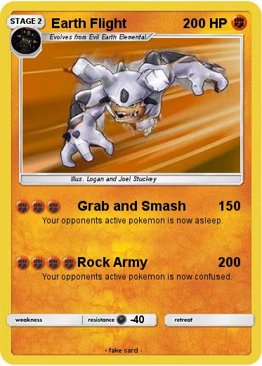 Pokémon Earth Flight - Grab and Smash - My Pokemon Card