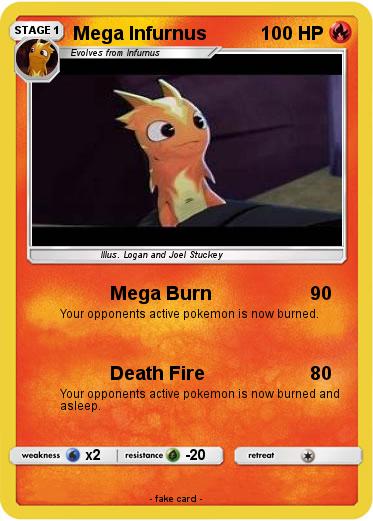 Pokémon Mega Infurnus - Mega Burn - My Pokemon Card