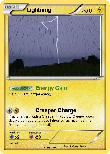 Pokémon Lightning 1450 1450 - Energy Gain - My Pokemon Card