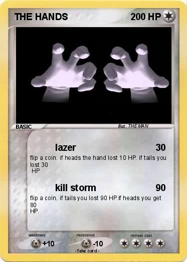 Pokémon THE HANDS 5 5 - lazer - My Pokemon Card