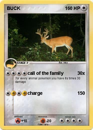Pokémon BUCK 68 68 - call of the family - My Pokemon Card