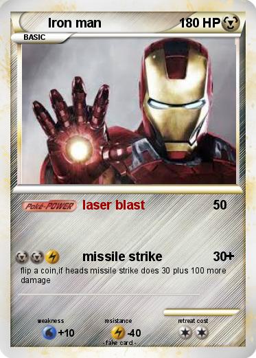 Pokémon Iron man 954 954 - laser blast - My Pokemon Card