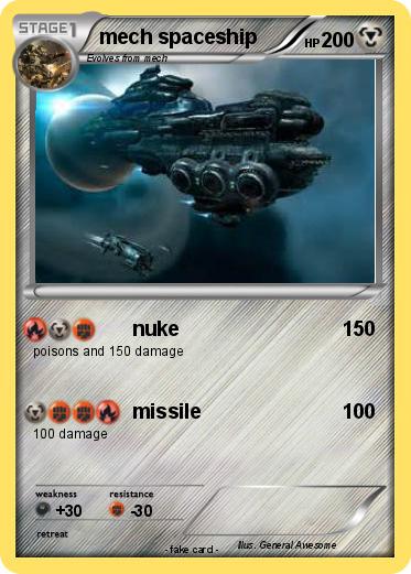 Pokémon mech spaceship - nuke - My Pokemon Card