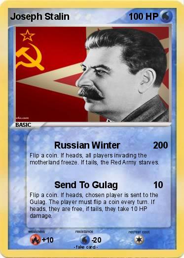 Pokémon Joseph Stalin 150 150 - Russian Winter - My Pokemon Card