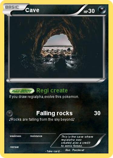 Pokémon Cave 202 202 - Regi create - My Pokemon Card
