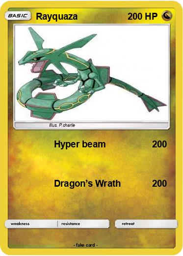 Pokémon Rayquaza 9197 9197 - Hyper beam - My Pokemon Card