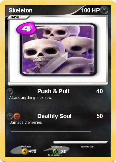 Pokémon Skeleton 644 644 - Push & Pull - My Pokemon Card