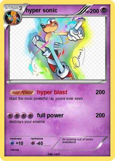 Pokémon hyper sonic 662 662 - hyper blast - My Pokemon Card
