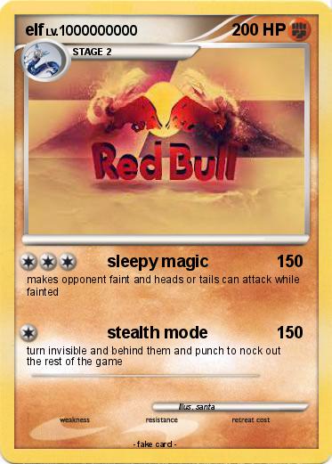 Pokémon RED BULL 115 115 - sleepy magic - My Pokemon Card