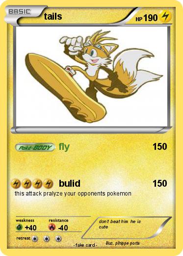 Pokémon tails 1232 1232 - fly - My Pokemon Card
