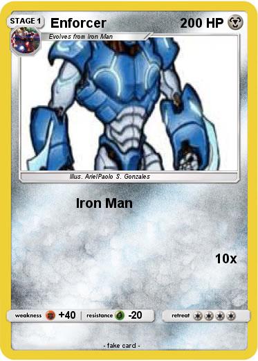 Pokémon Enforcer 3 3 - Iron Man - My Pokemon Card