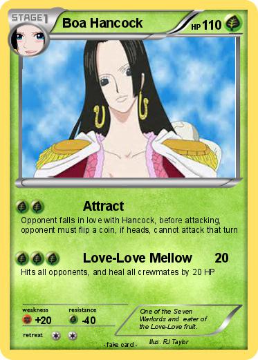 Pokémon Boa Hancock 52 52 - Attract - My Pokemon Card