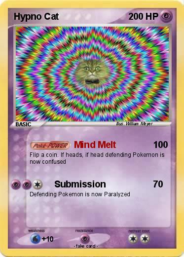 Pokémon Hypno Cat 3 3 - Mind Melt - My Pokemon Card