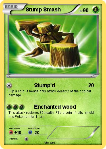 Pokémon Stump Smash 133 133 - Stump'd - My Pokemon Card