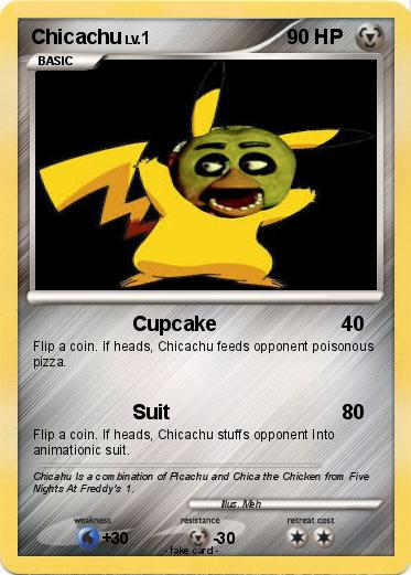 Pokémon Chicachu 10 10 - Cupcake - My Pokemon Card