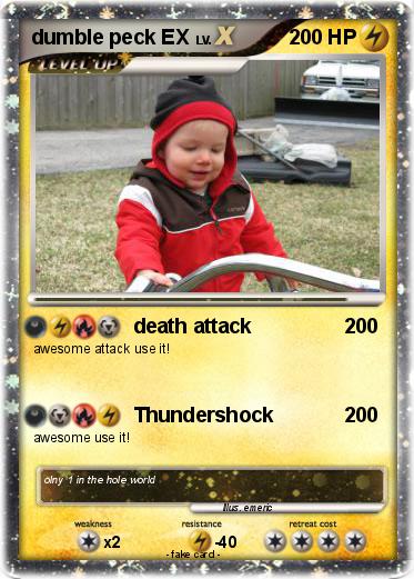 Pokémon dumble peck EX - death attack - My Pokemon Card