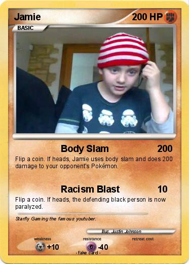 Pokémon Jamie 255 255 - Body Slam - My Pokemon Card