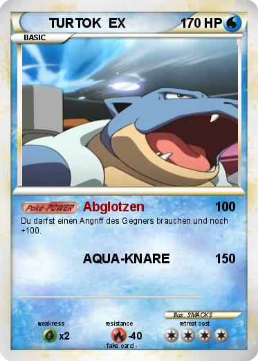 Pokémon TURTOK EX - Abglotzen - My Pokemon Card