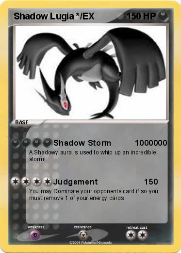 Pokémon Shadow Lugia EX 5 5 - Shadow Storm 1000000 - My Pokemon Card