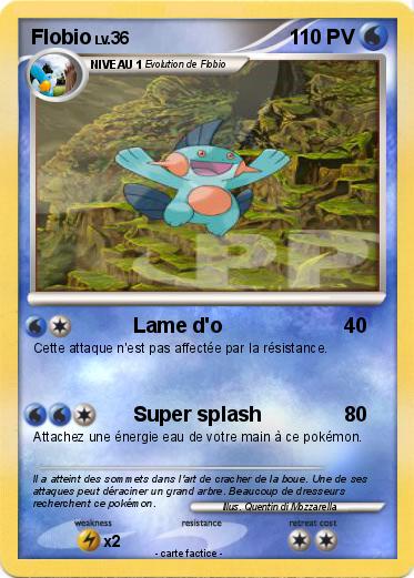 Pokémon Flobio 36 36 - Lame d'o - Ma carte Pokémon