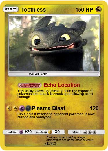 Pokémon Toothless 773 773 - Echo Location - My Pokemon Card