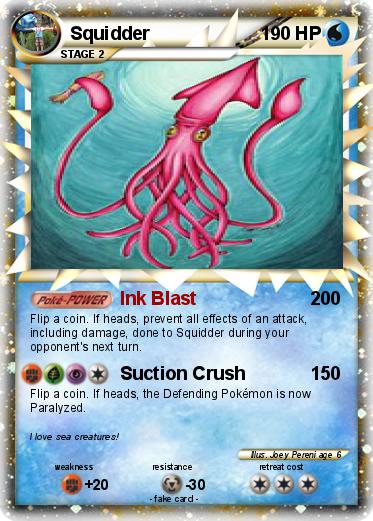 Pokémon Squidder - Ink Blast - My Pokemon Card