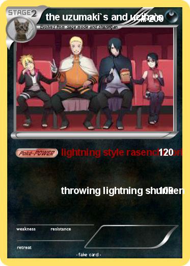 Pokémon the uzumaki s and uciha s - lightning style rasenchidori - My ...