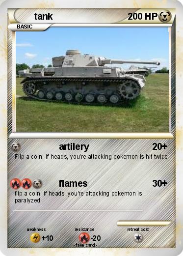 Pokémon tank 523 523 - artilery - My Pokemon Card