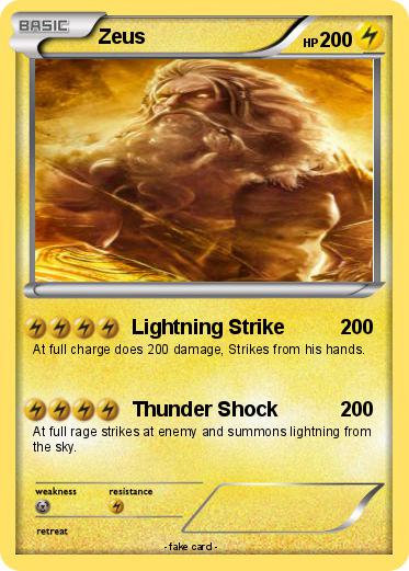 Pokémon Zeus 1162 1162 - Lightning Strike - My Pokemon Card