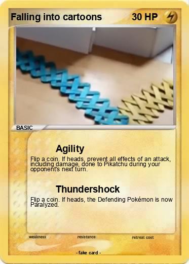 Pokémon Falling into cartoons 1 1 - Agility - My Pokemon Card