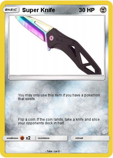 Pokémon Super Knife - My Pokemon Card