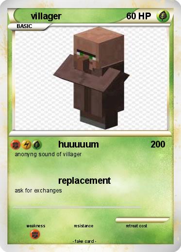 Pokémon villager 339 339 - huuuuum - My Pokemon Card