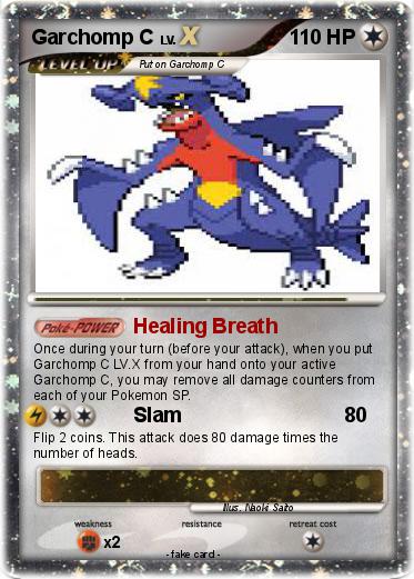 Pokémon Garchomp C 23 23 - Healing Breath - My Pokemon Card
