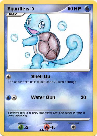 Pokémon Squirtle 1237 1237 - Shell Up - My Pokemon Card