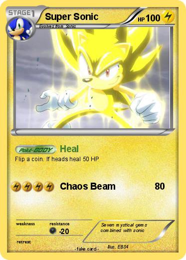 Pokémon Super Sonic 2763 2763 - Heal - My Pokemon Card