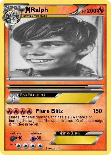 Pokémon Ralph 212 212 - Flare Blitz - My Pokemon Card