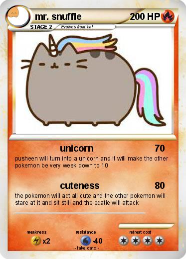 Pokémon mr snuffle - unicorn - My Pokemon Card