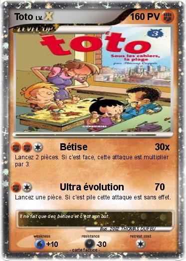 Pokémon Toto 145 145 - Bétise - Ma carte Pokémon