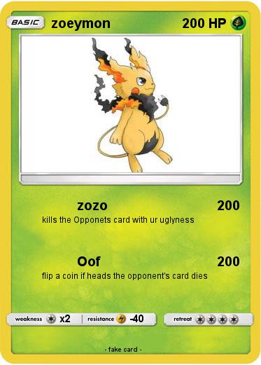 Pokémon zoeymon - zozo - My Pokemon Card