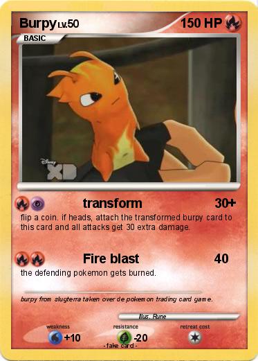 Pokémon Burpy 36 36 - transform - My Pokemon Card