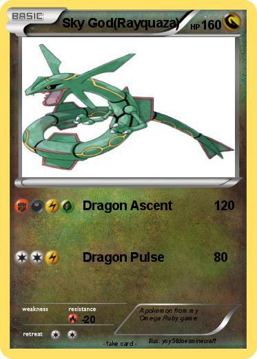 Pokémon Sky God Rayquaza - Dragon Ascent - My Pokemon Card
