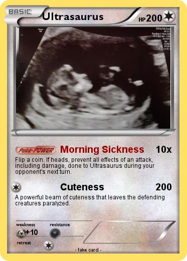 Pokémon Ultrasaurus 3 3 - Morning Sickness - My Pokemon Card