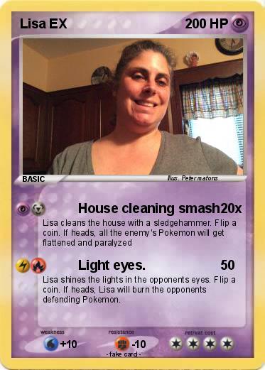 Pokémon Lisa EX 5 5 - House cleaning smash - My Pokemon Card